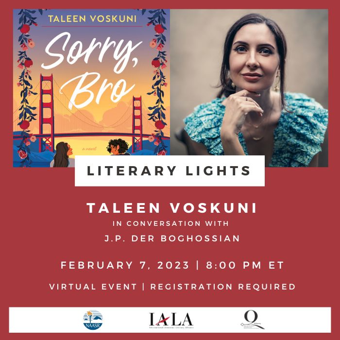 Literary Lights: Taleen Voskuni in Conversation with JP Der Boghossian ...